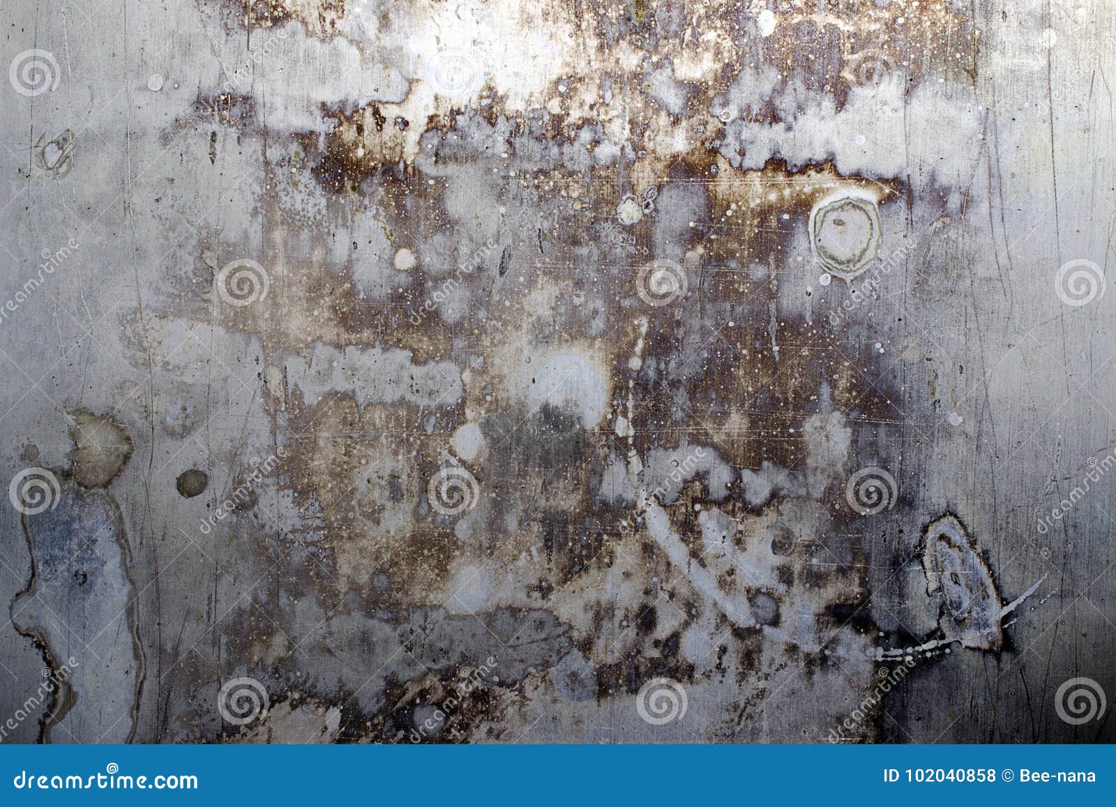 Scratched and Stained Metal Texture Background Stock Photo - Image of ...