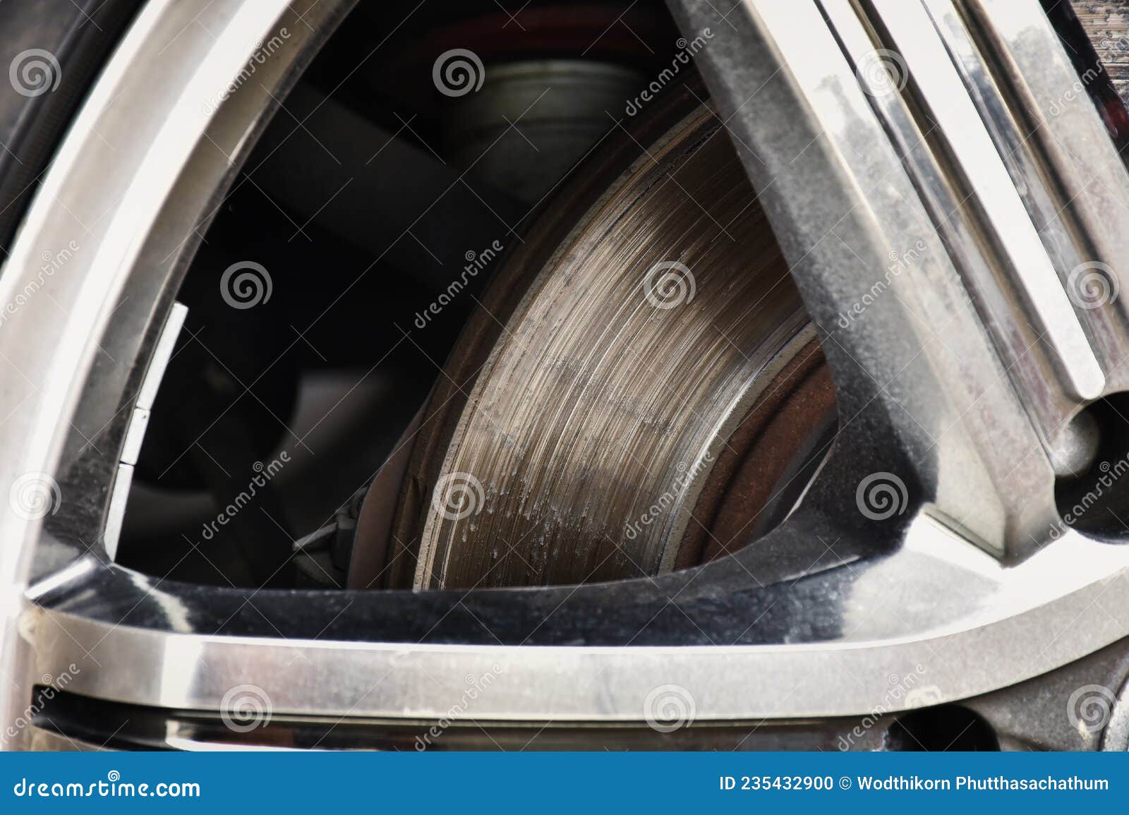 Scratched Surface Brake Disc Stock Photo - Image of detail, closeup ...