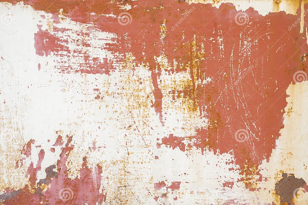 The Scratched Surface with Paint and Rust Stains Texture Stock ...