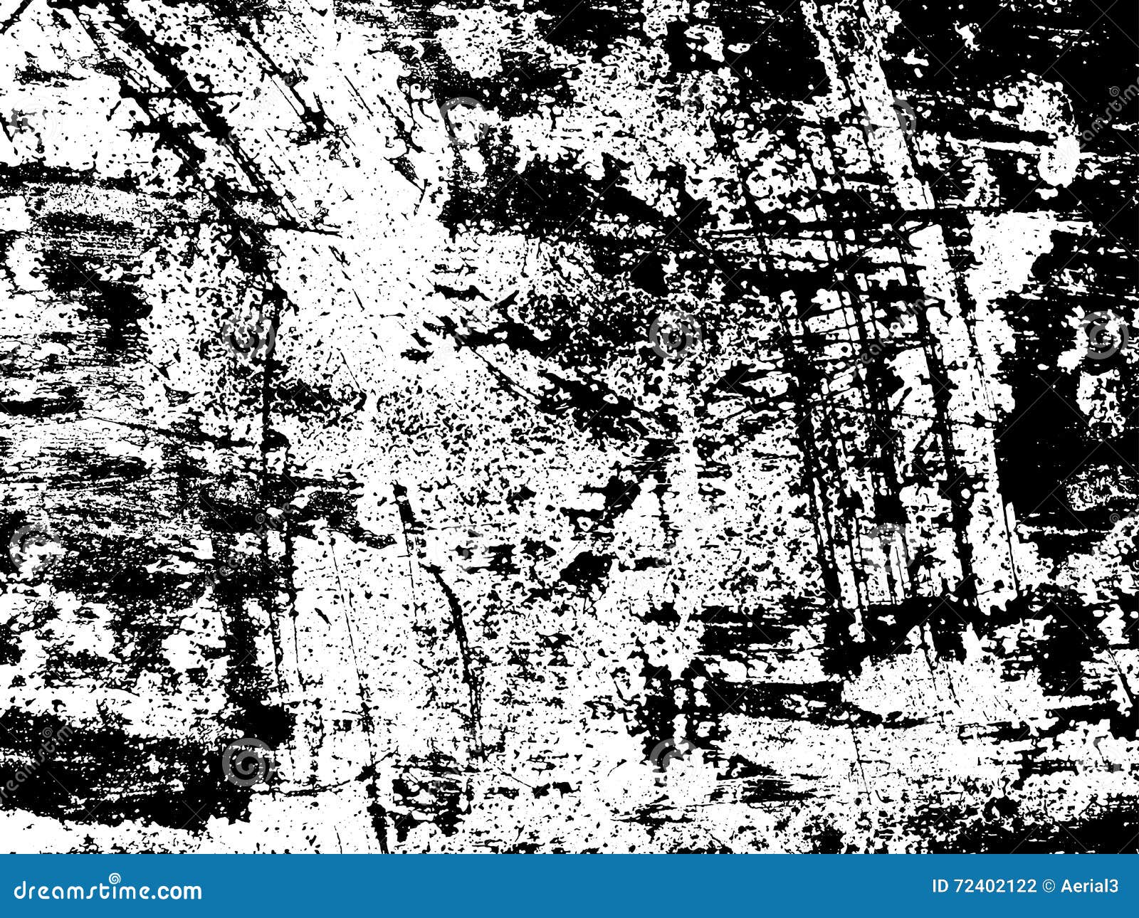 Scratched Texture Overlay. Vector Background | CartoonDealer.com #72402122