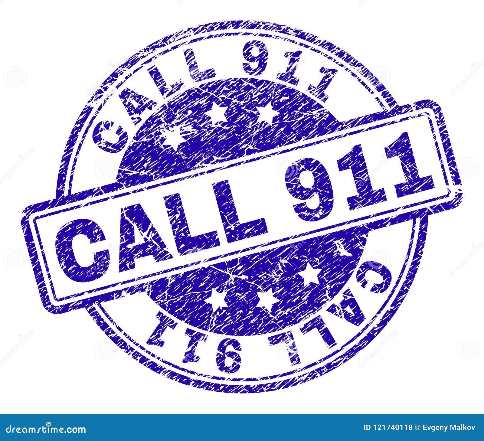 Scratched Textured CALL 911 Stamp Seal Stock Vector - Illustration of ...