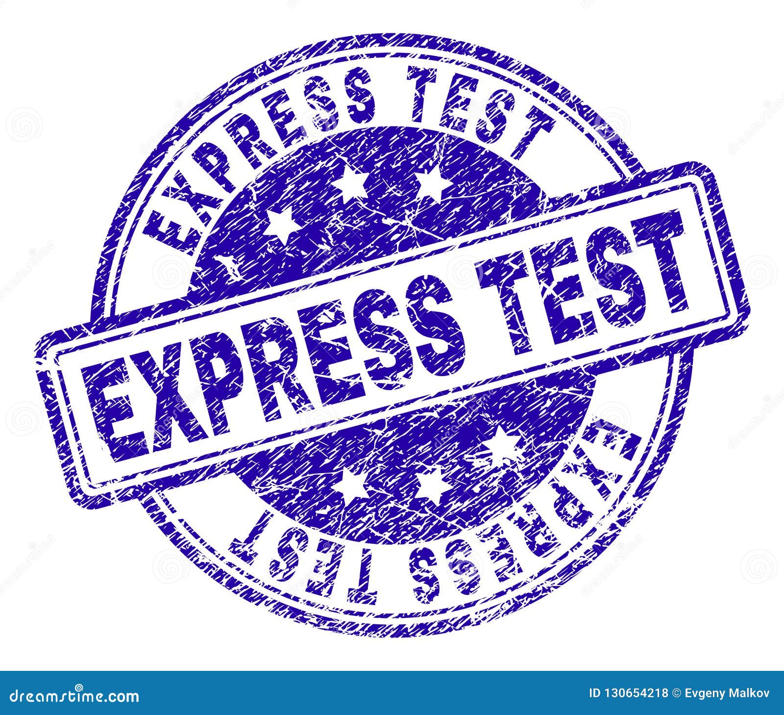 Scratched Textured EXPRESS TEST Stamp Seal Stock Vector - Illustration ...