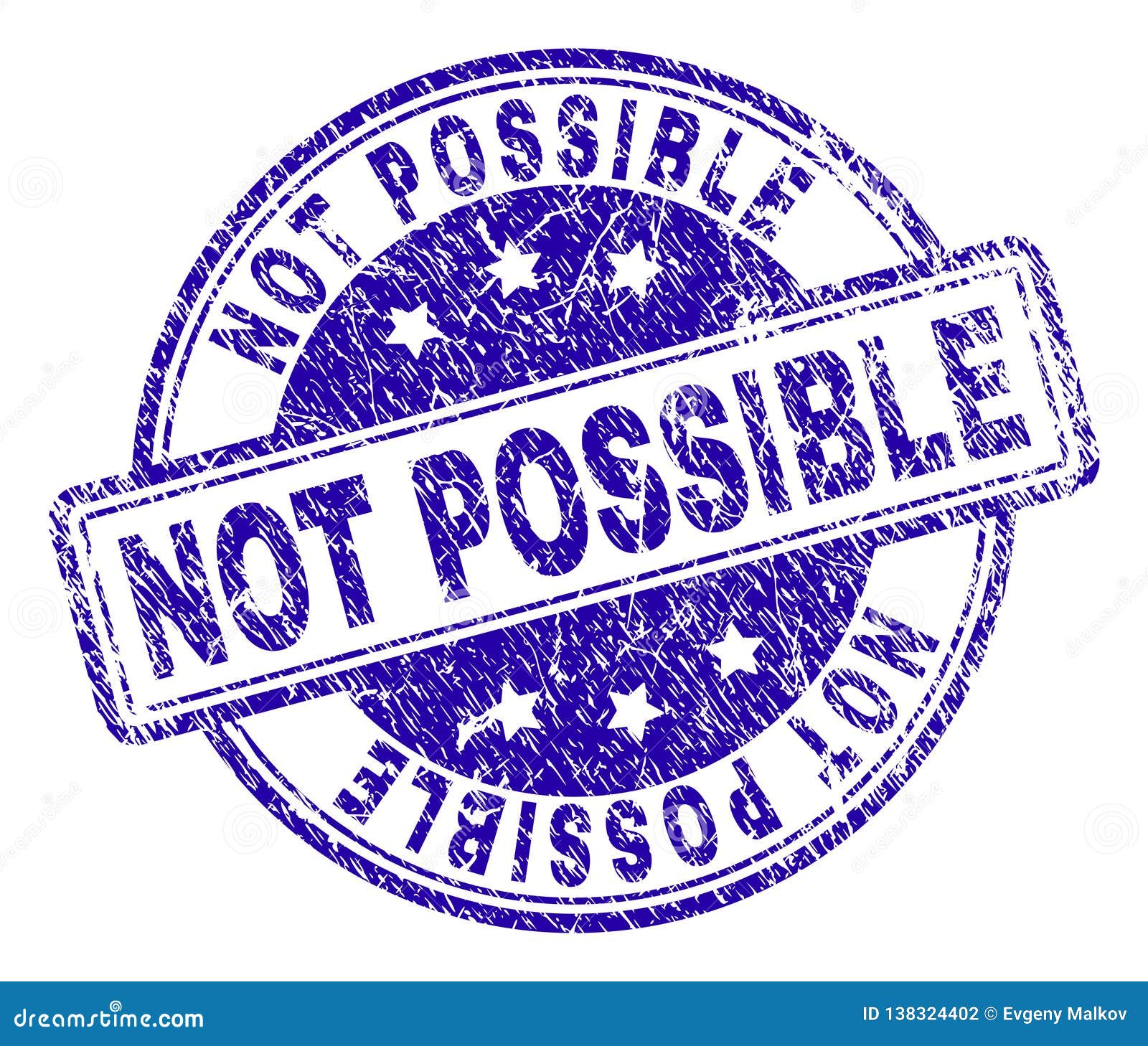 Scratched Textured NOT POSSIBLE Stamp Seal Stock Vector - Illustration ... Scratched Textured NOT POSSIBLE Stamp Seal Stock Vector - Illustration ...
