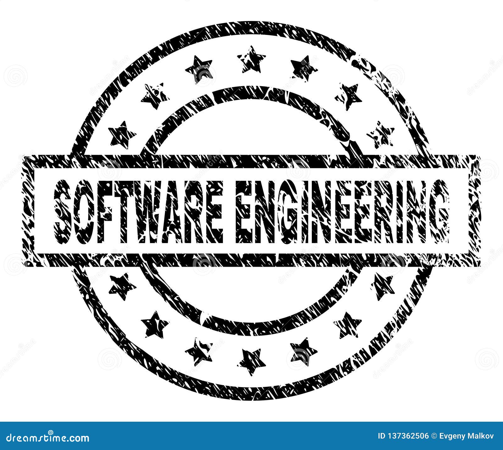 Scratched Textured SOFTWARE ENGINEERING Stamp Seal Stock Vector ...