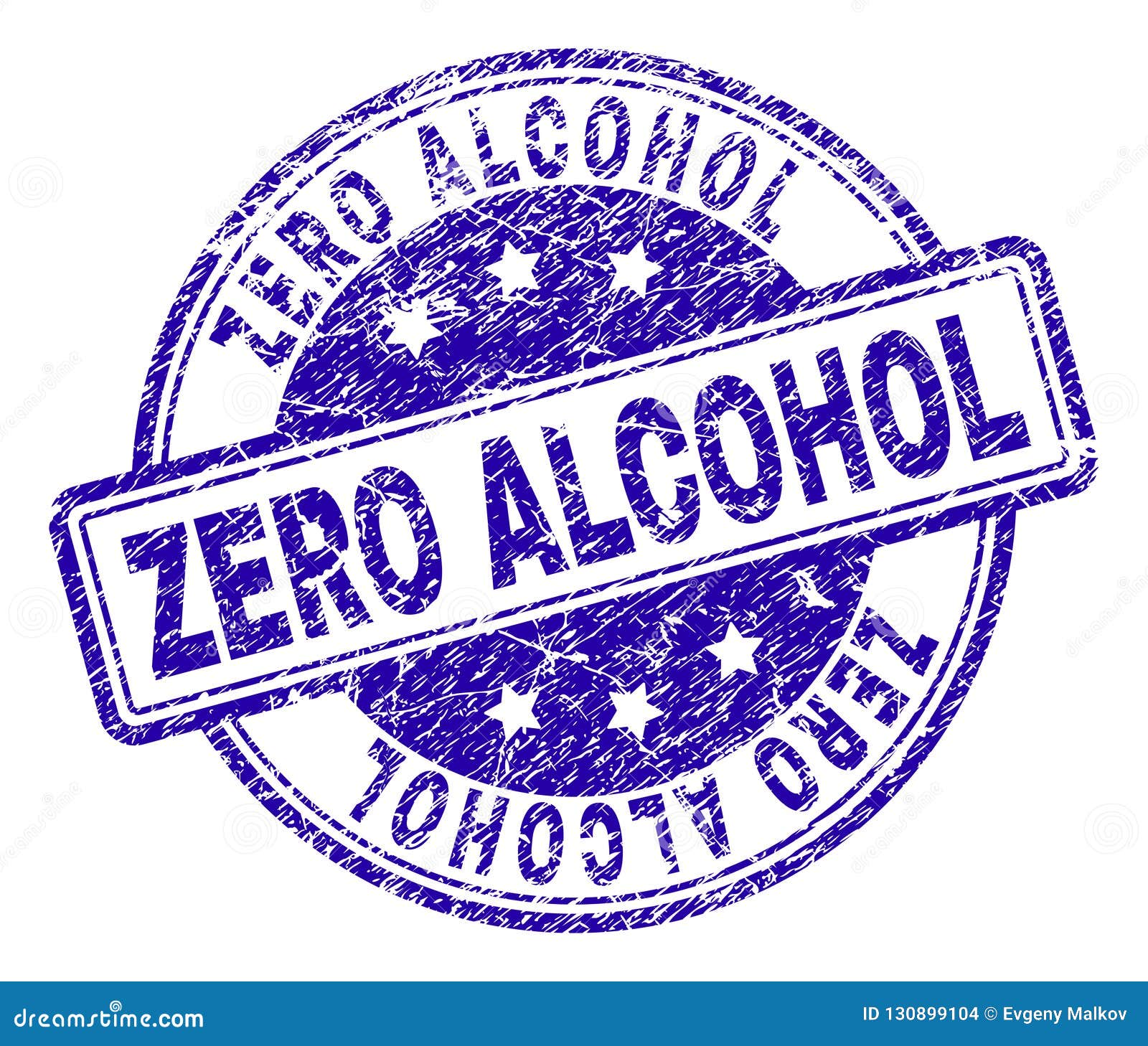 Scratched Textured ZERO ALCOHOL Stamp Seal Stock Vector - Illustration ...