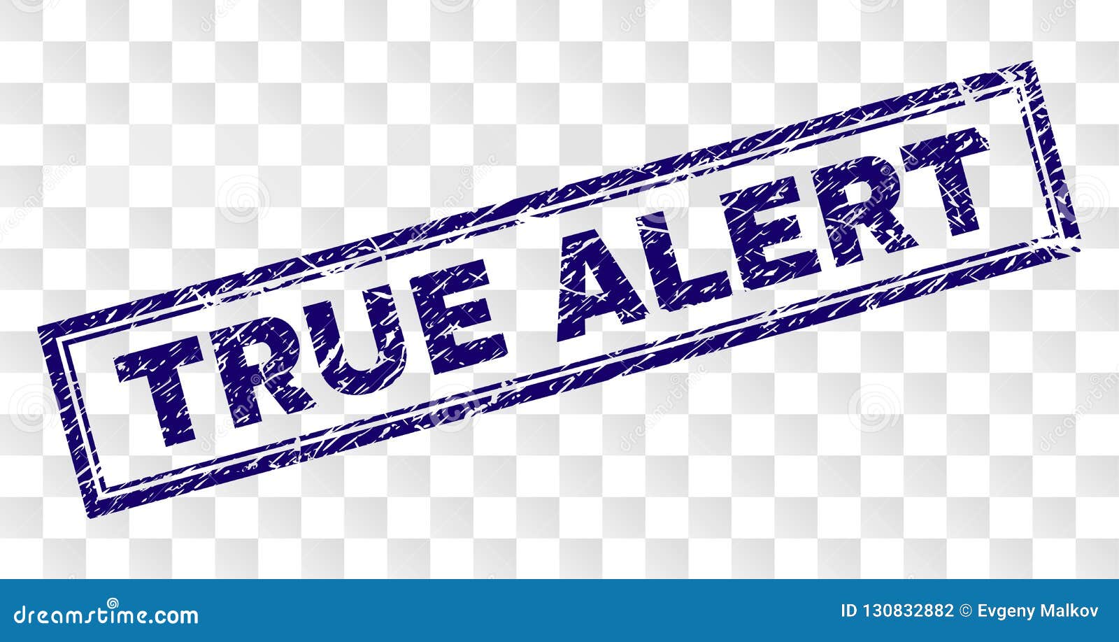 Scratched TRUE ALERT Rectangle Stamp Stock Vector - Illustration of ...