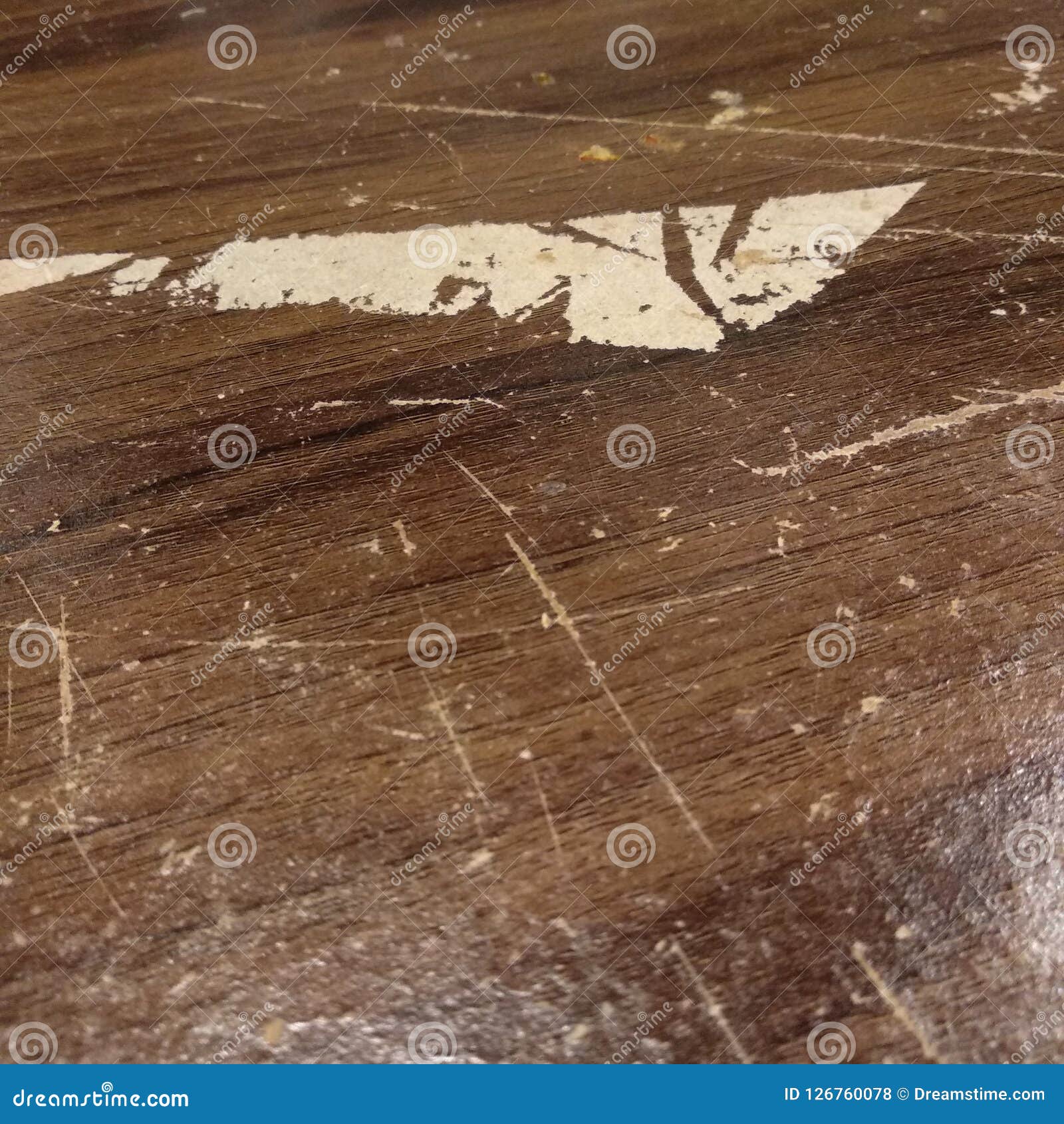 Scratched stock photo. Image of table, scratched, unpolished - 126760078