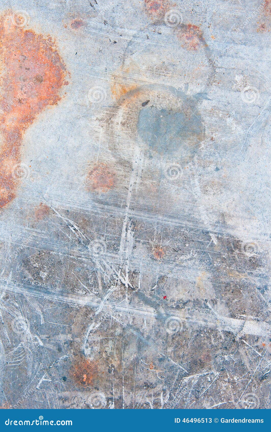 Scratched Weathered Rusty Surface Stock Image - Image of copper, rusty ...