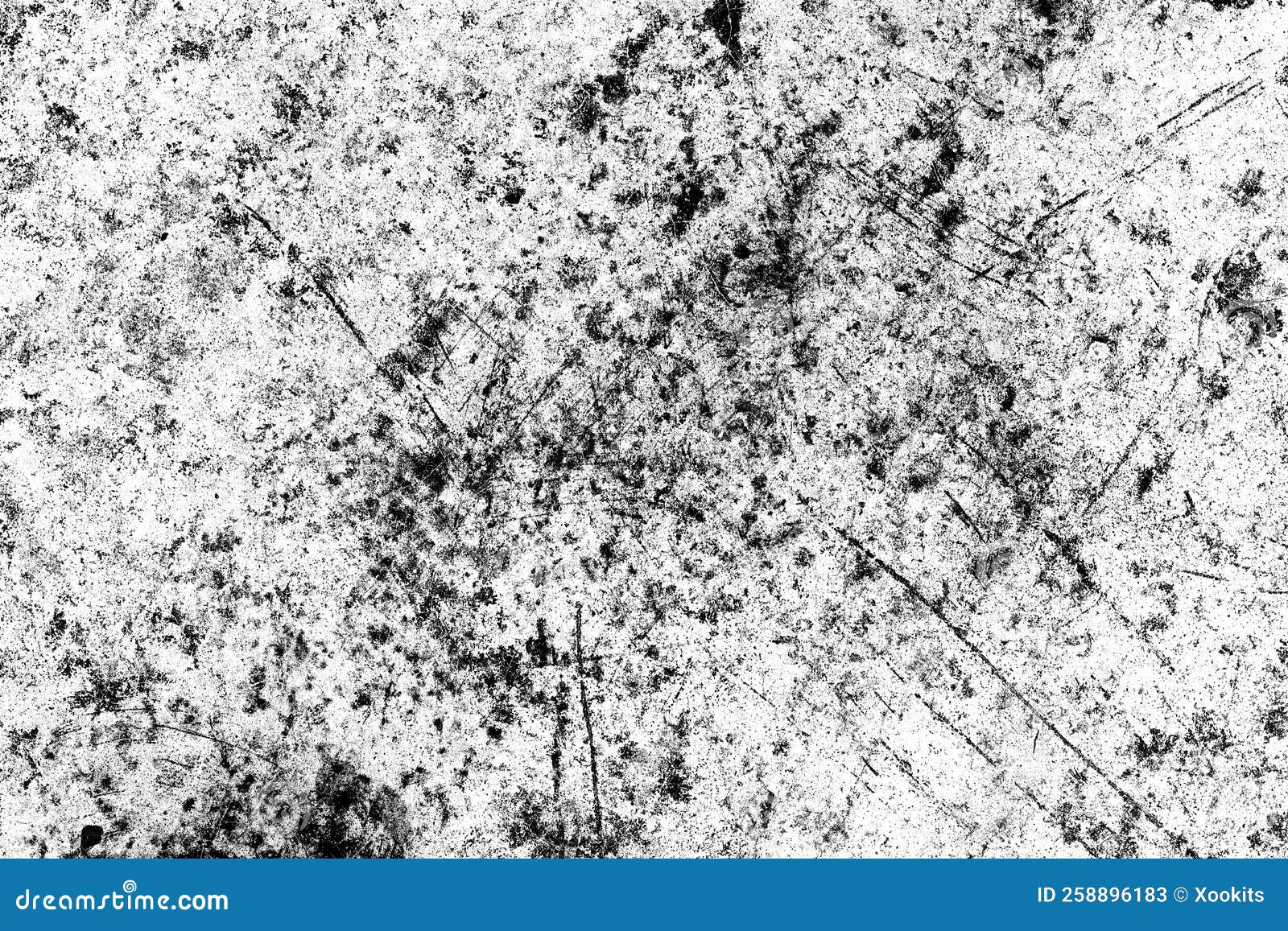 Scratched White Concrete Plaster Wall Surface with Dark Grunge Texture ...