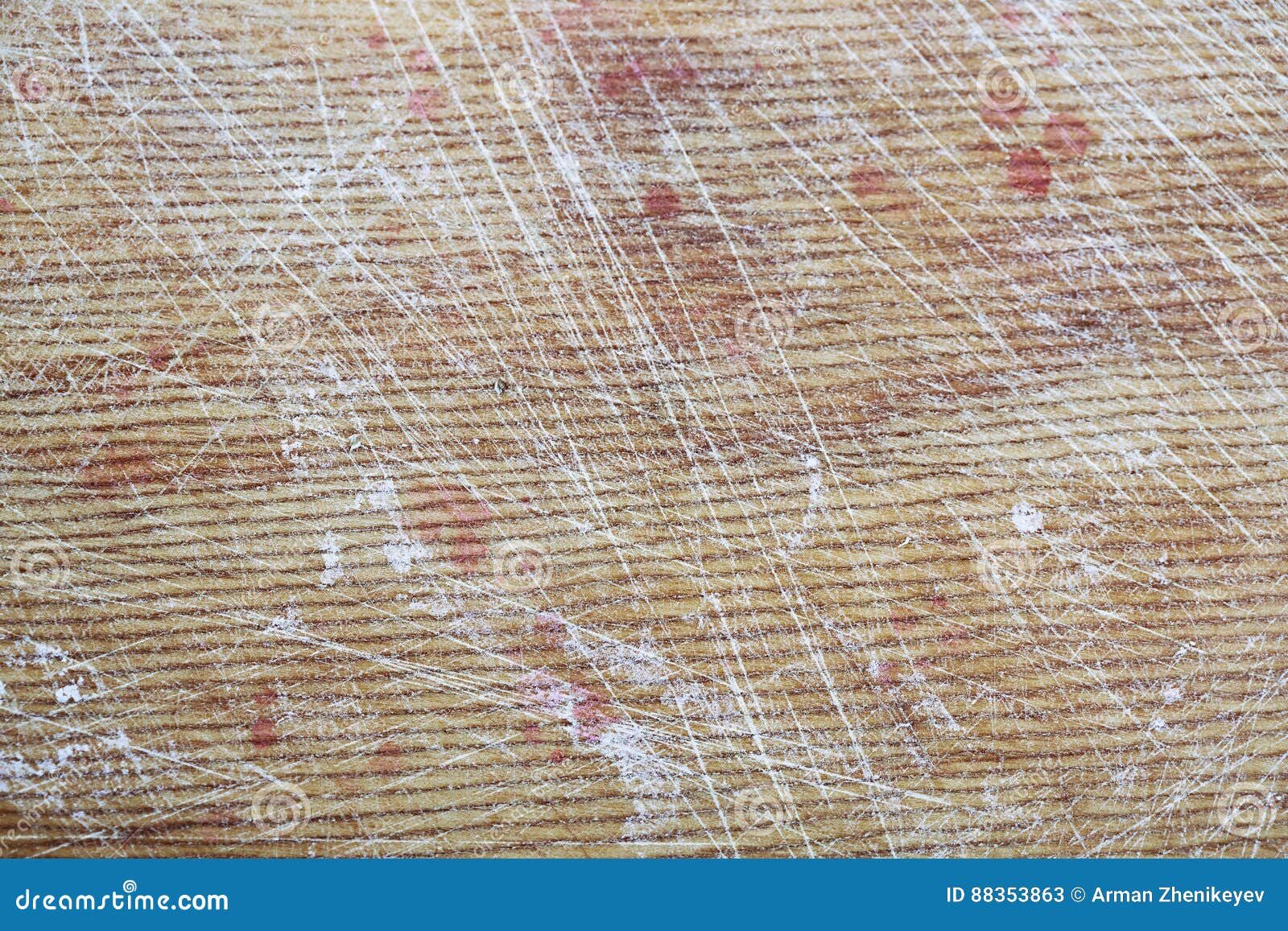 Scratched Wood with Blood Stains Stock Image - Image of horizontal ...