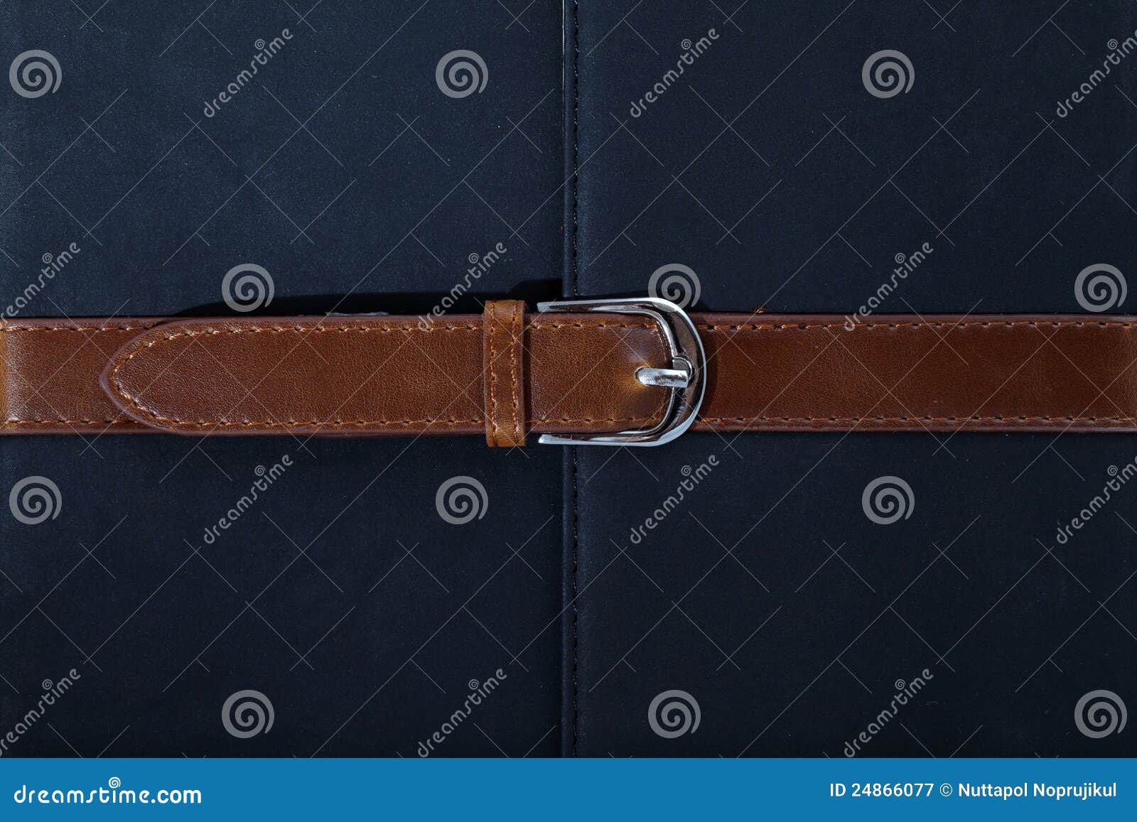 Scratched Worn Leather Texture with Seam Belt Stock Image - Image of ...