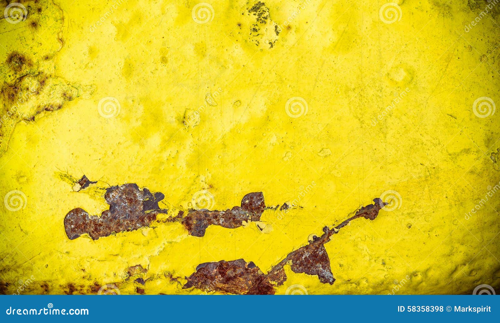 Scratched Yellow Metal Texture Stock Photo - Image of design, brown ...