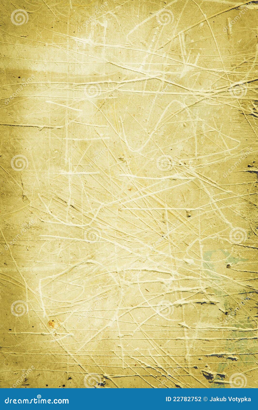 Scratched Yellow Wall Background Stock Photo - Image of damaged, dirty ...