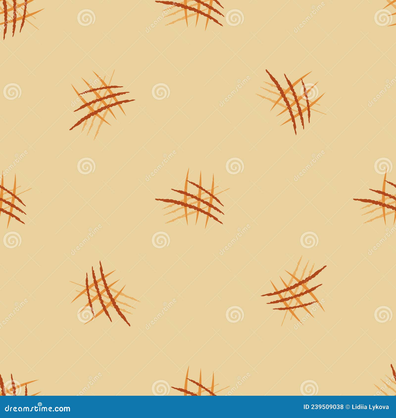 Scratches Seamless Pattern. Grunge Texture Stock Vector - Illustration ...