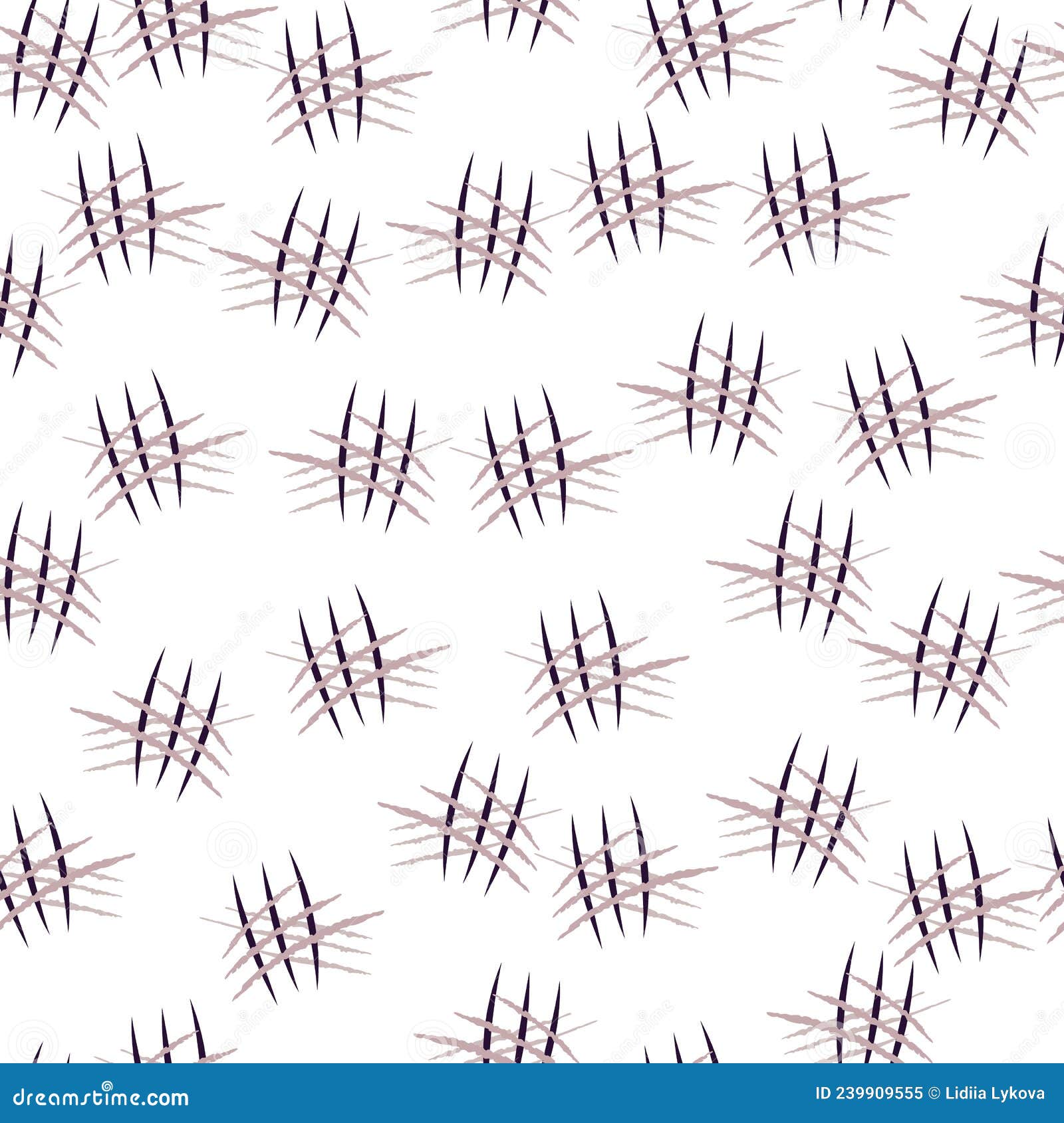 Scratches Seamless Pattern. Grunge Texture Stock Vector - Illustration ...