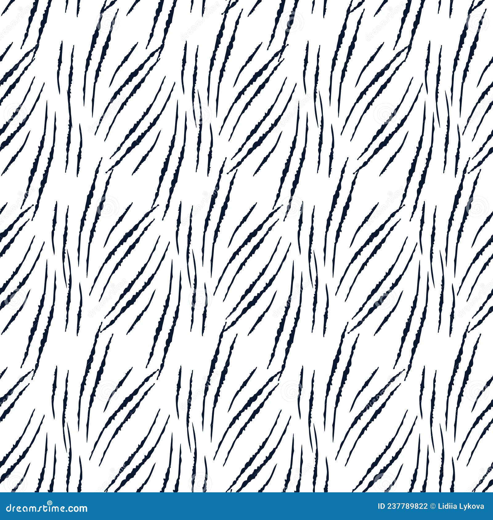 Scratches of Seamless Pattern. Hand Drawn Horror Background Stock ...