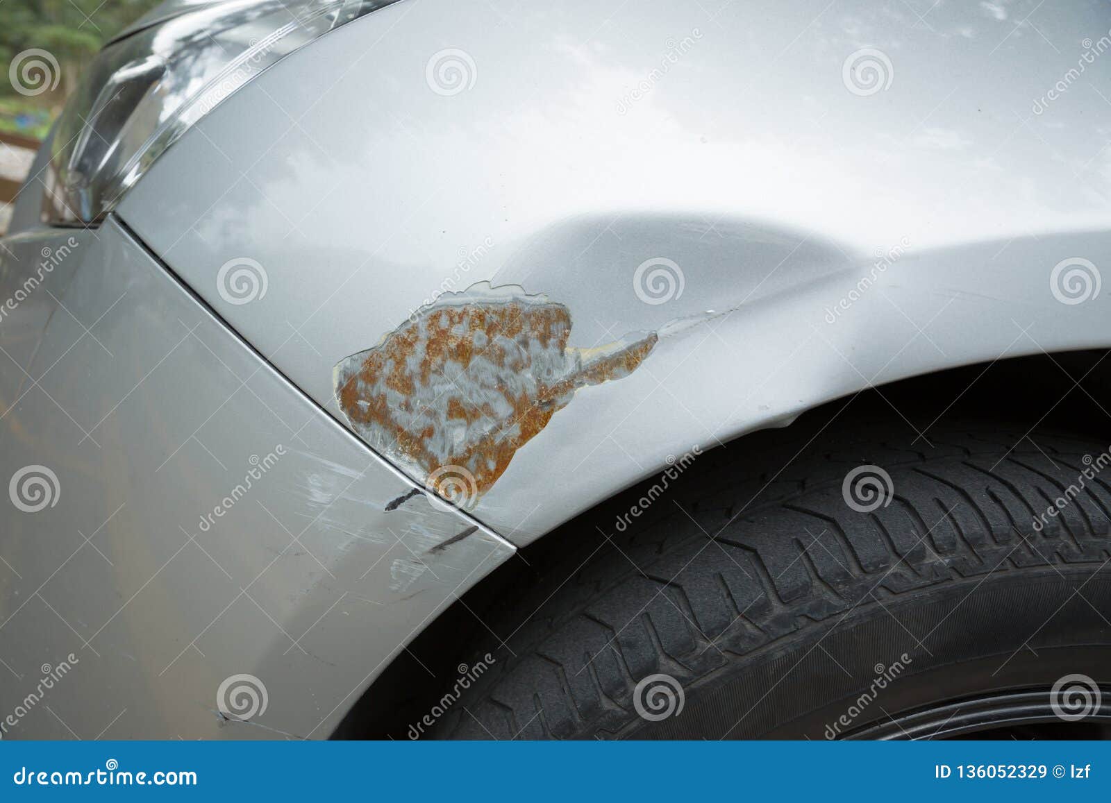 Scratches on car stock image. Image of side, broken - 136052329