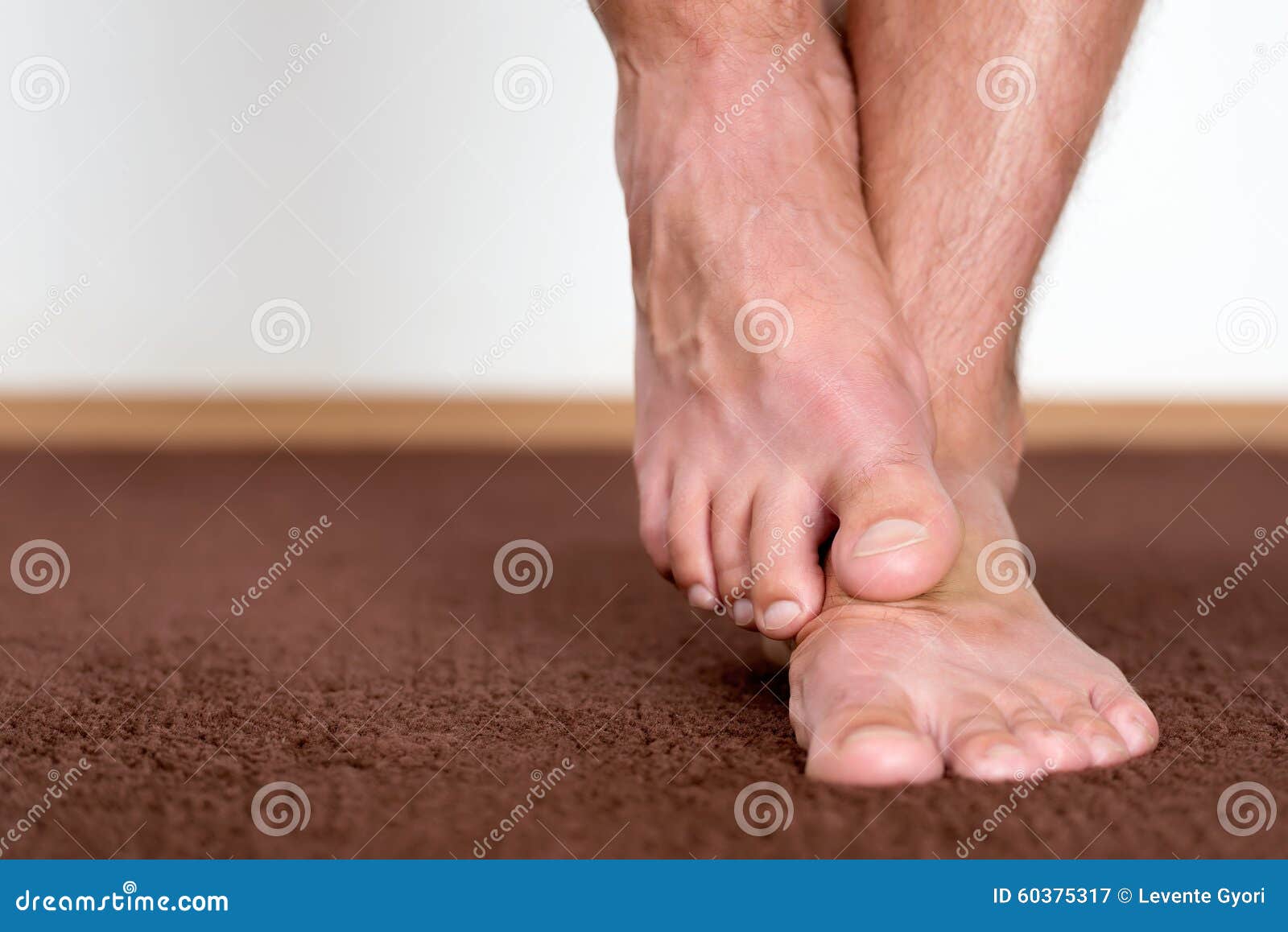 Scratching foot stock image. Image of hygienic, care - 60375317