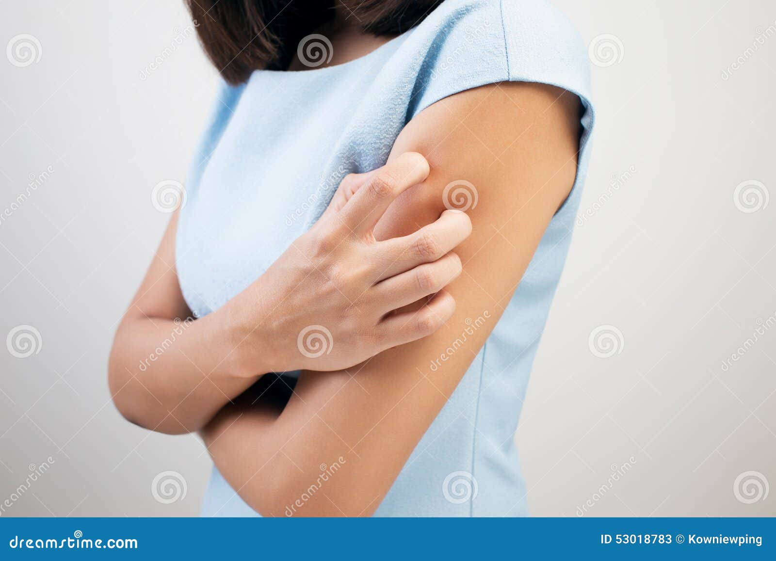 Scratching stock image. Image of eczema, lady, burning - 53018783