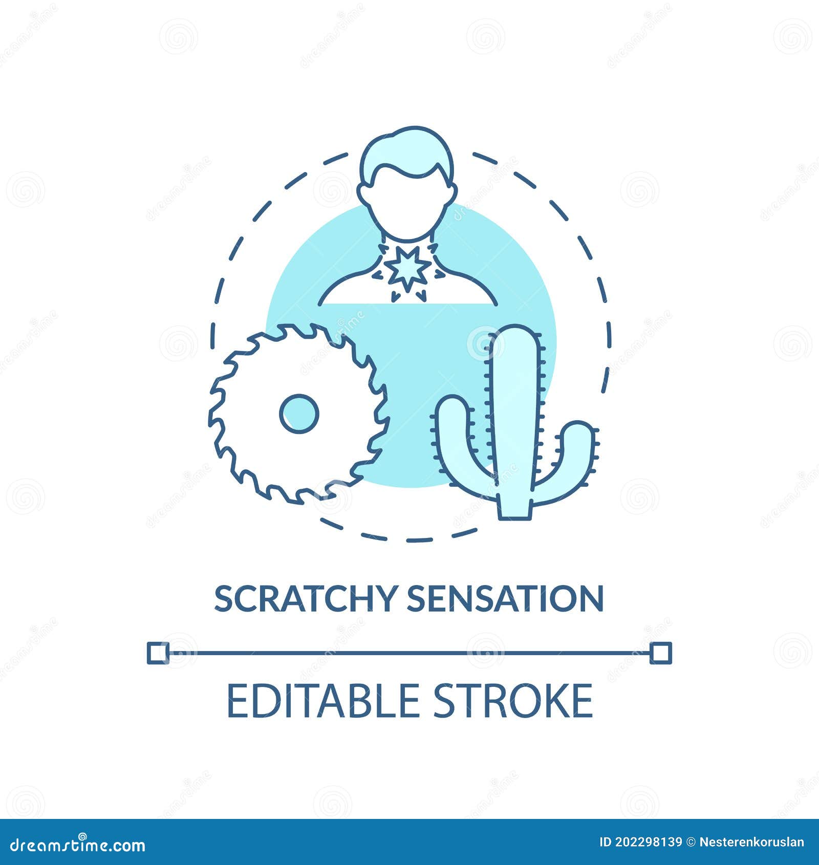 Scratchy Sensation Stock Illustrations – 15 Scratchy Sensation Stock ...