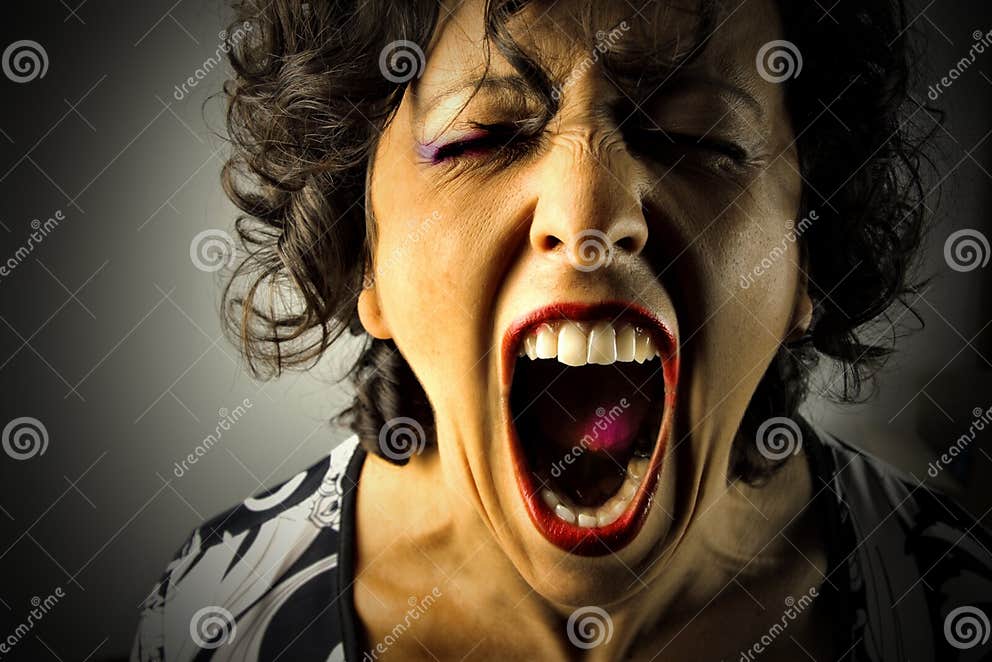 Scream stock photo. Image of desperation, crazy, horror - 10893430