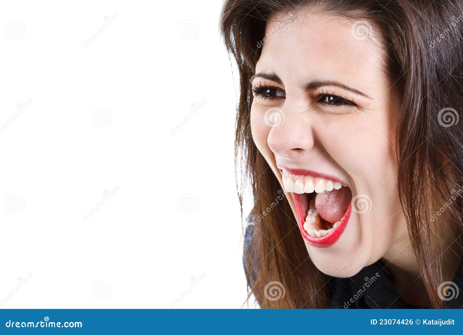 Scream stock photo. Image of lifestyle, caucasian, frustration - 23074426