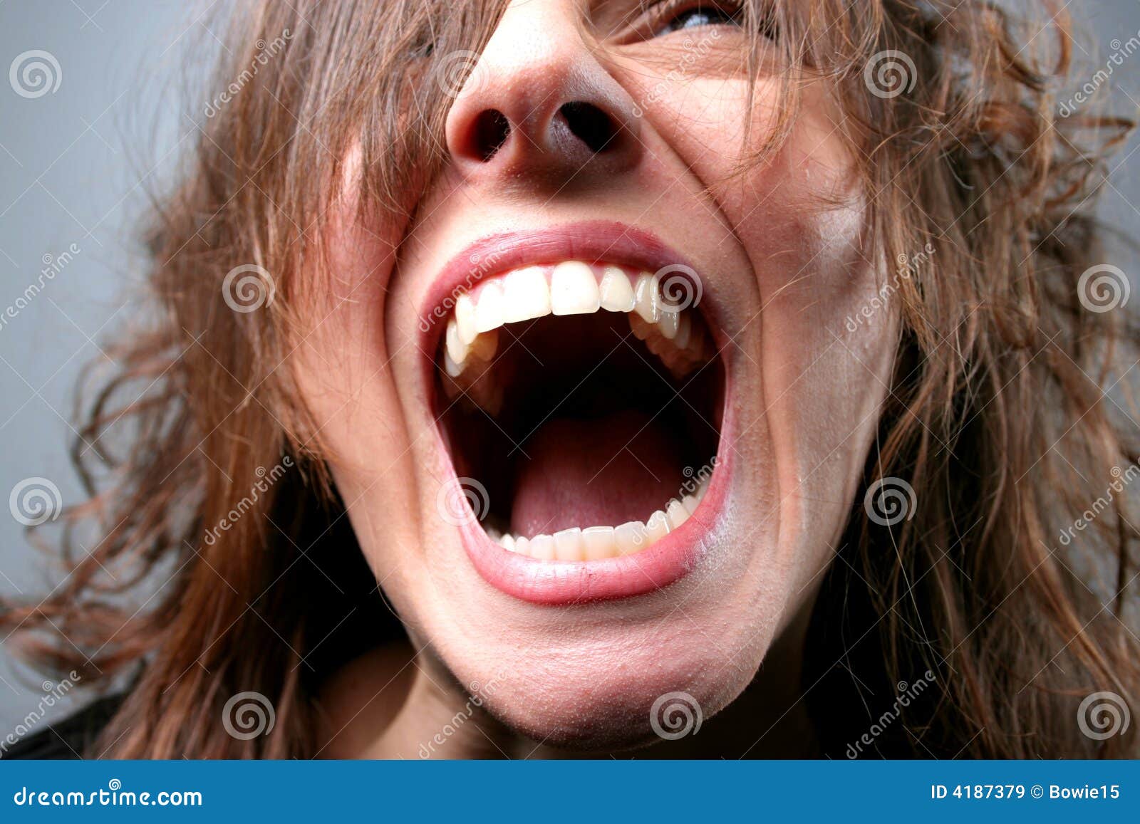 Scream stock image. Image of anger, girl, fear, woman - 4187379
