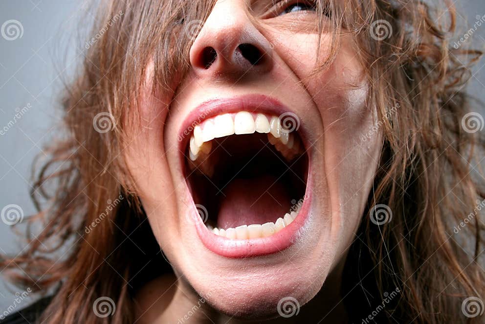 Scream stock image. Image of anger, girl, fear, woman - 4187379