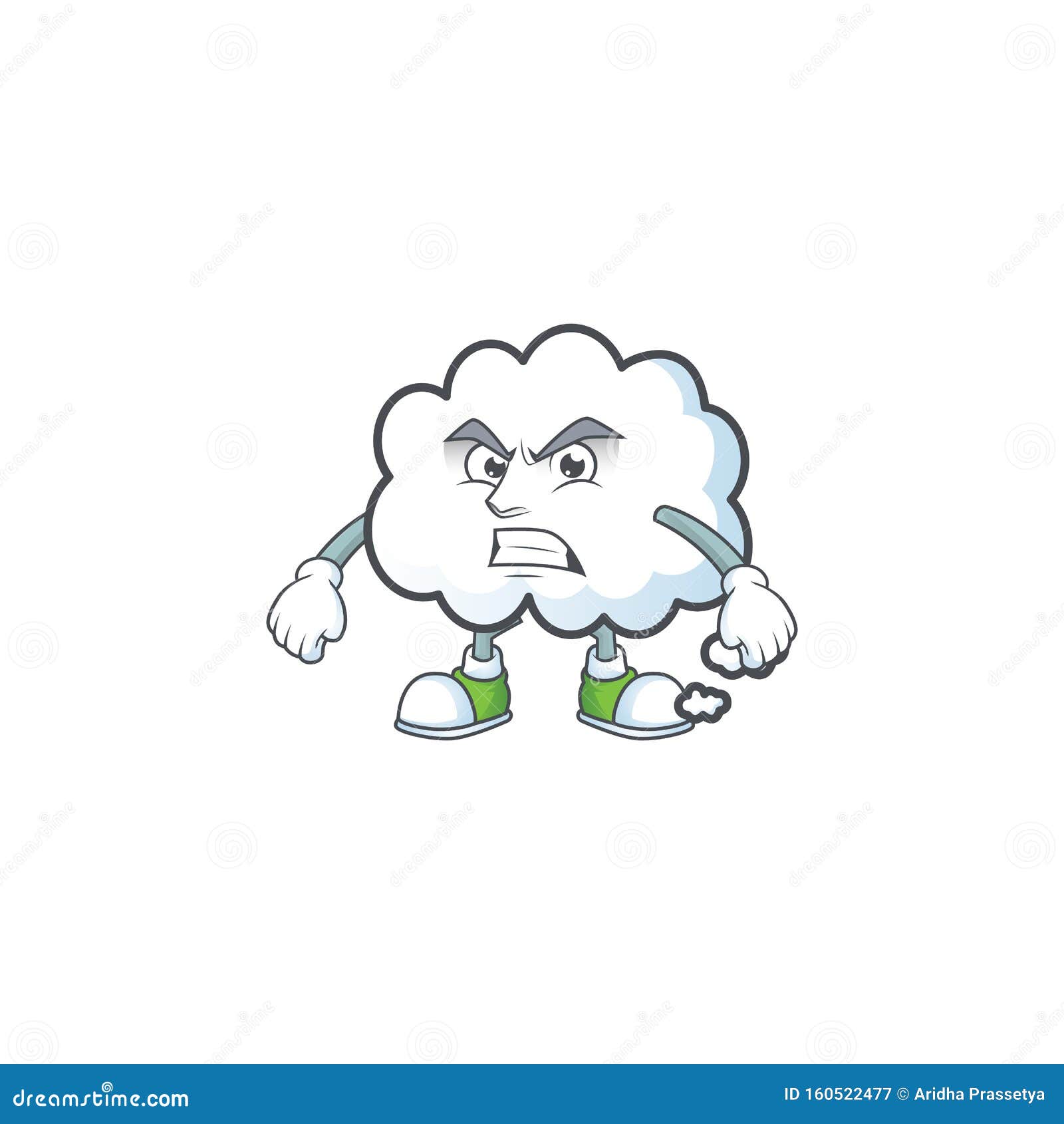 Scream Cloud Bubble with Cartoon Character Style Stock Vector ...