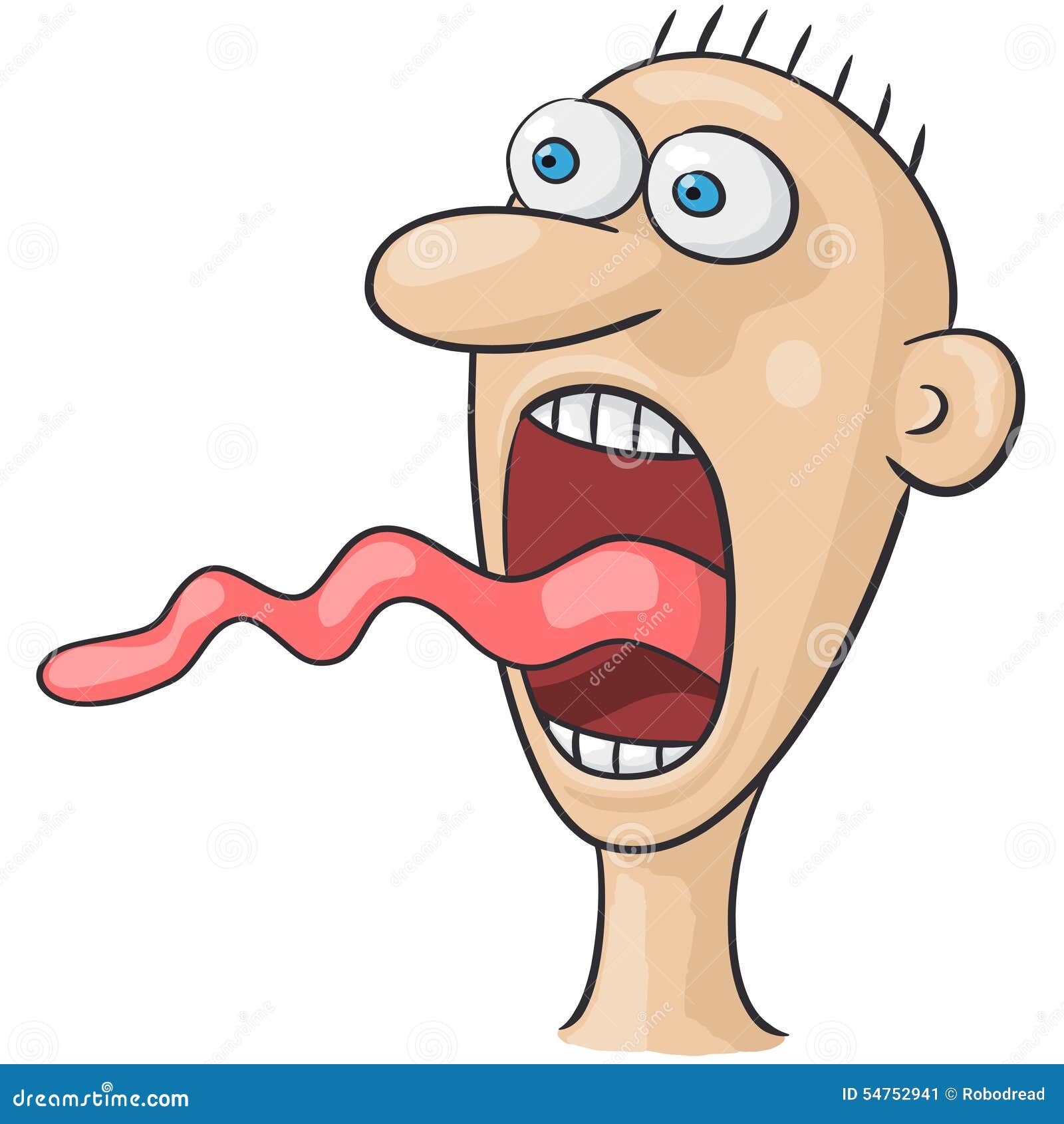 Scream stock vector. Illustration of mouth, vector, scream - 54752941