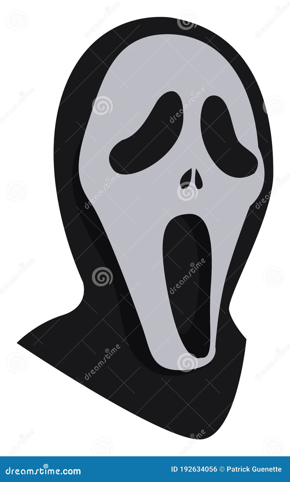 Scream Mask, Illustration, Vector Stock Vector - Illustration of design ...