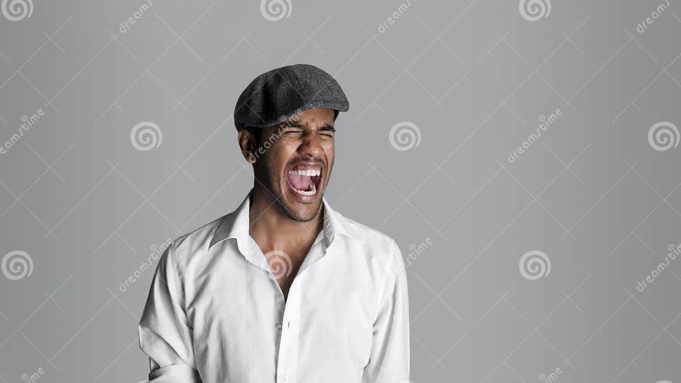 Scream out loud stock photo. Image of chic, expression - 13446288