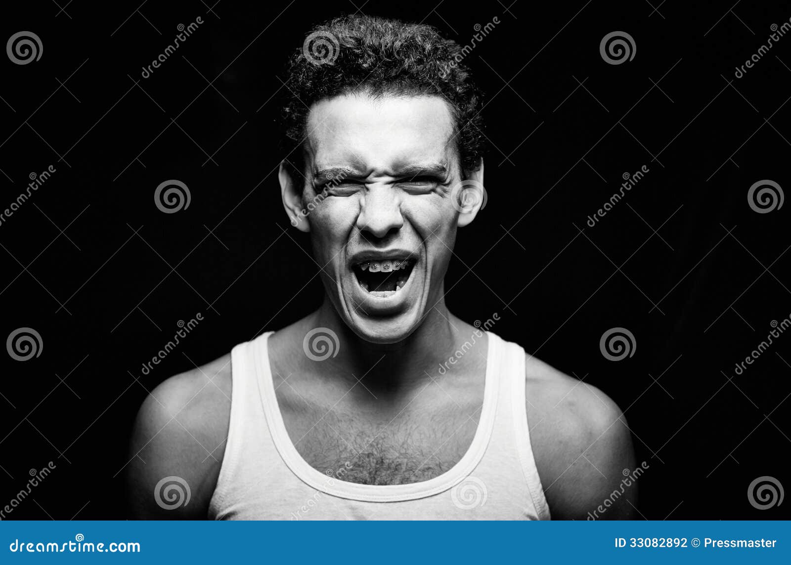 Scream stock photo. Image of lifestyle, isolation, anger - 33082892