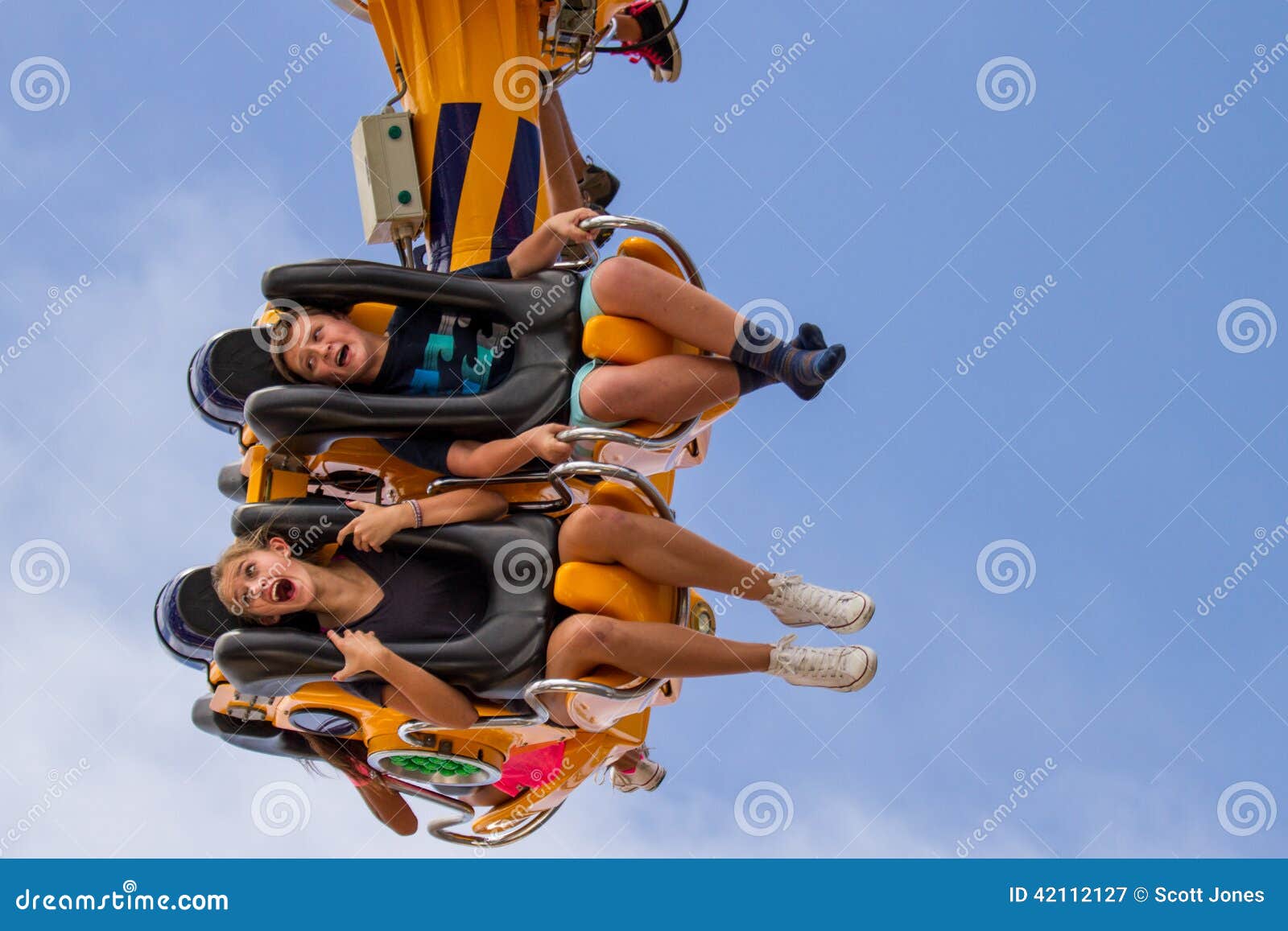 Scream Ride editorial photography. Image of adults, scary - 42112127