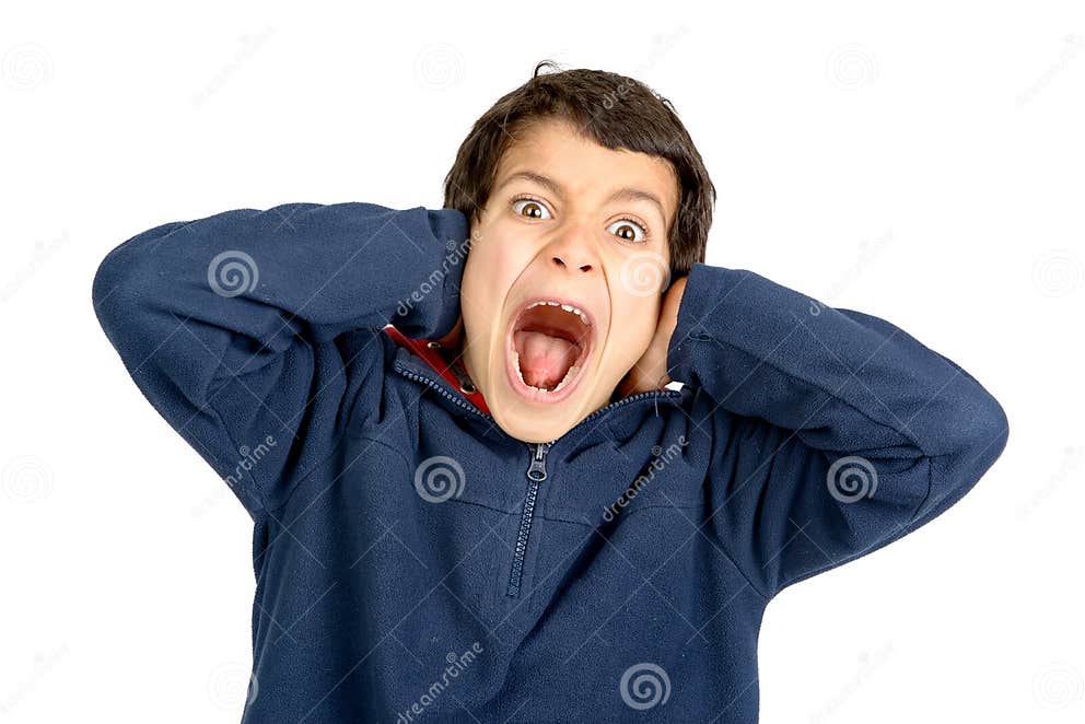 Scream and shout stock photo. Image of young, person - 29623874