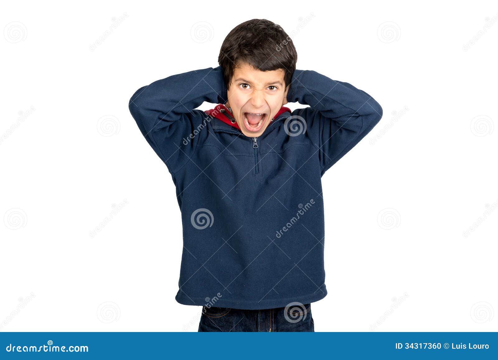 Scream and shout stock photo. Image of childhood, shout - 34317360