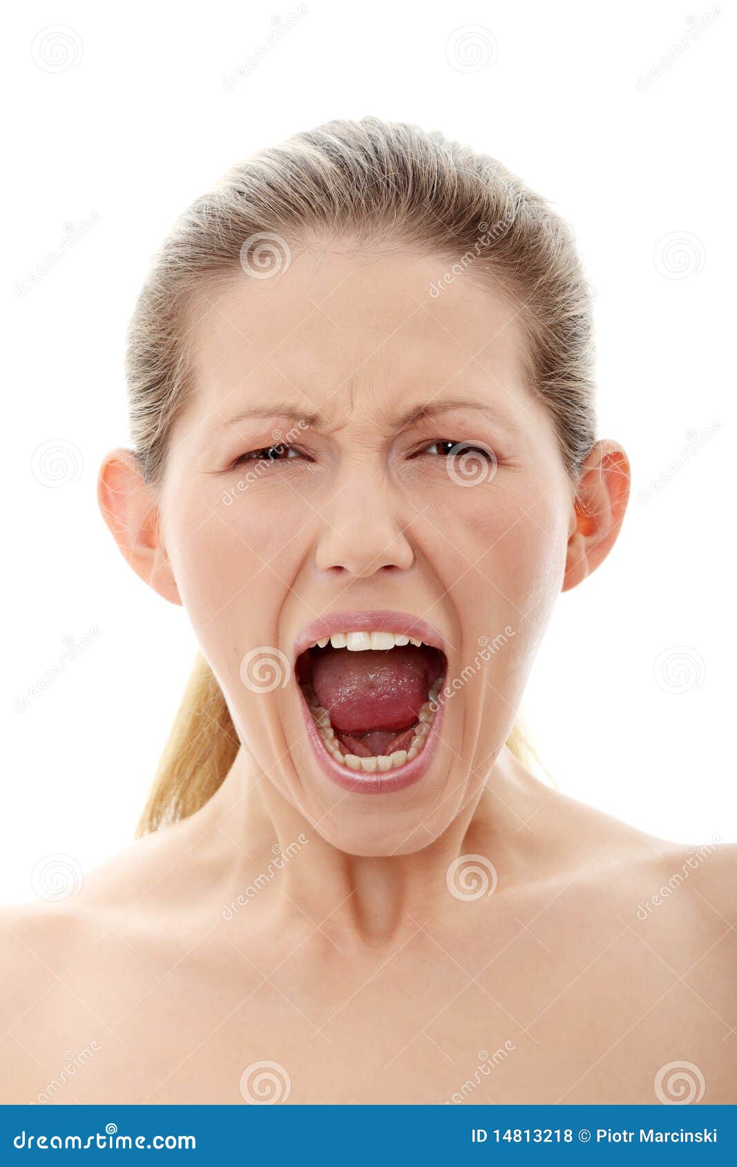 Screaming stock photo. Image of loud, open, attractive - 14813218