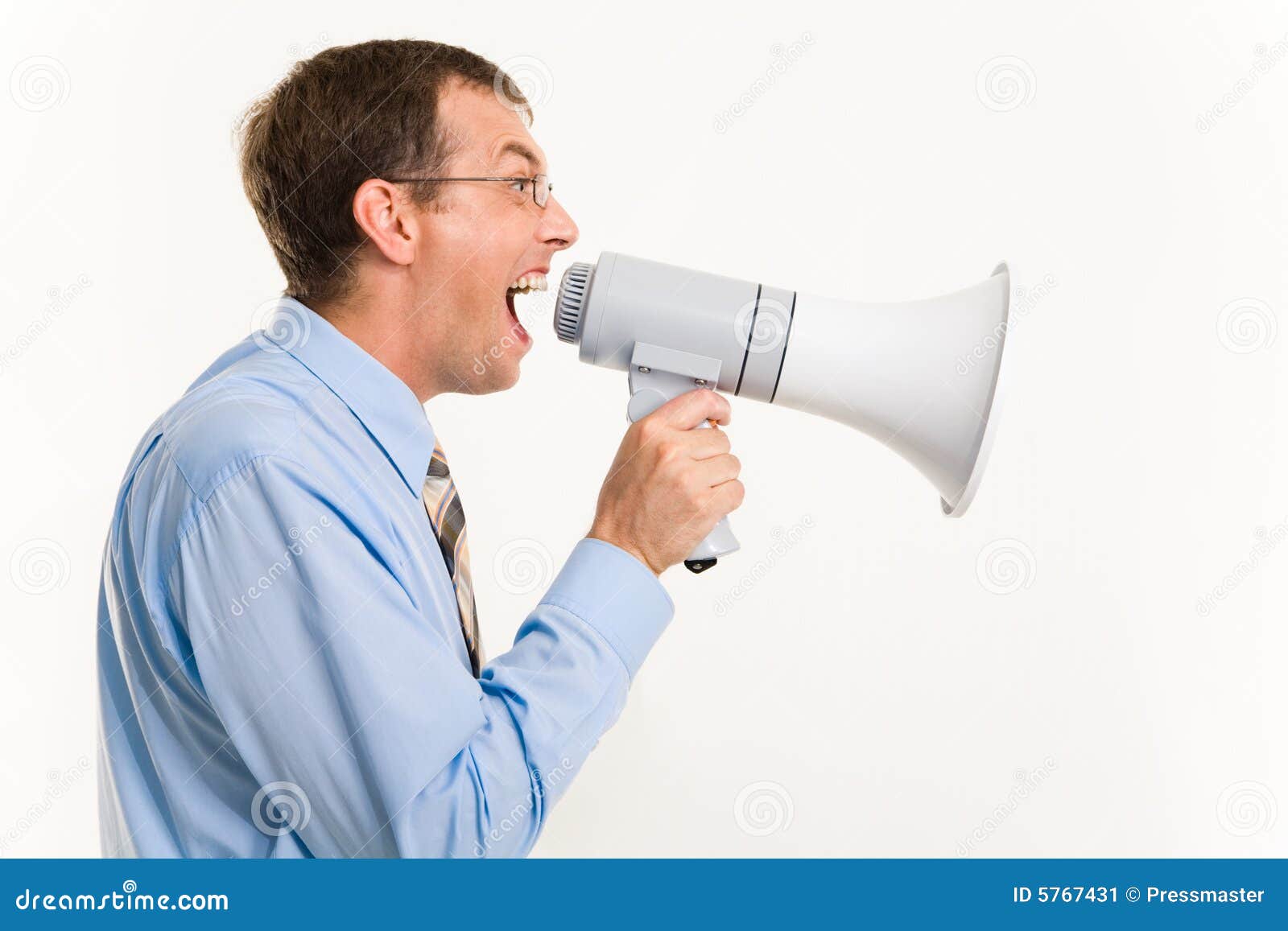 Screaming stock image. Image of hold, megaphone, crying - 5767431