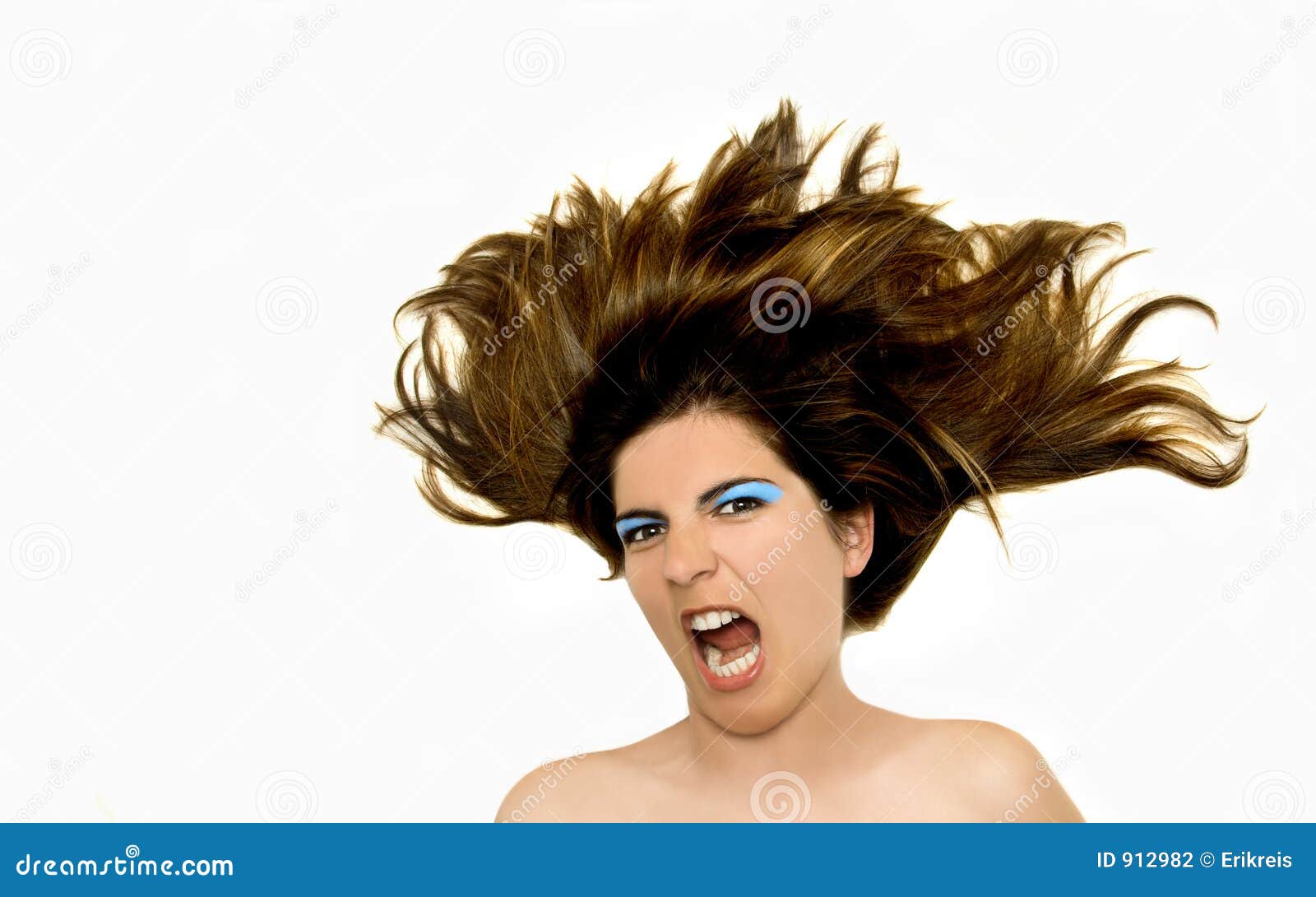Screaming stock photo. Image of beauty, expression, beautiful - 912982