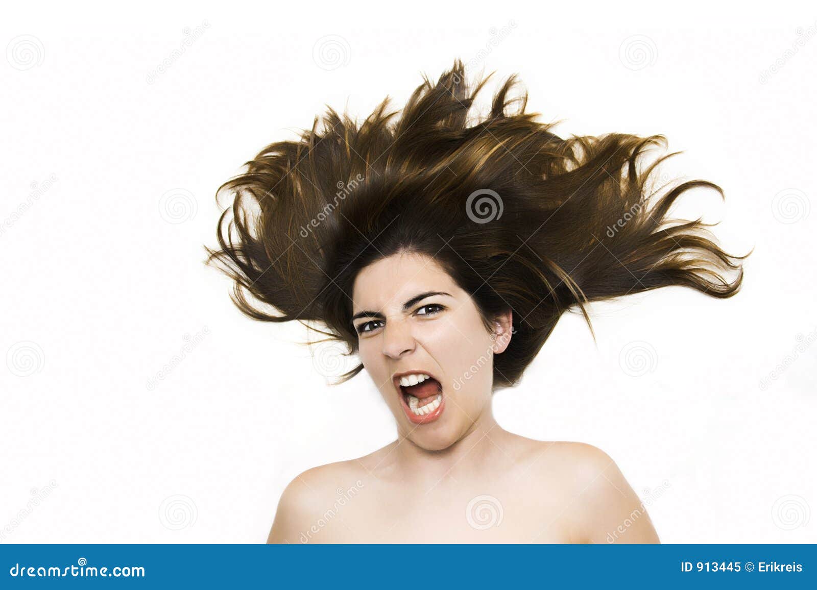 Screaming stock image. Image of isolated, human, anger - 913445