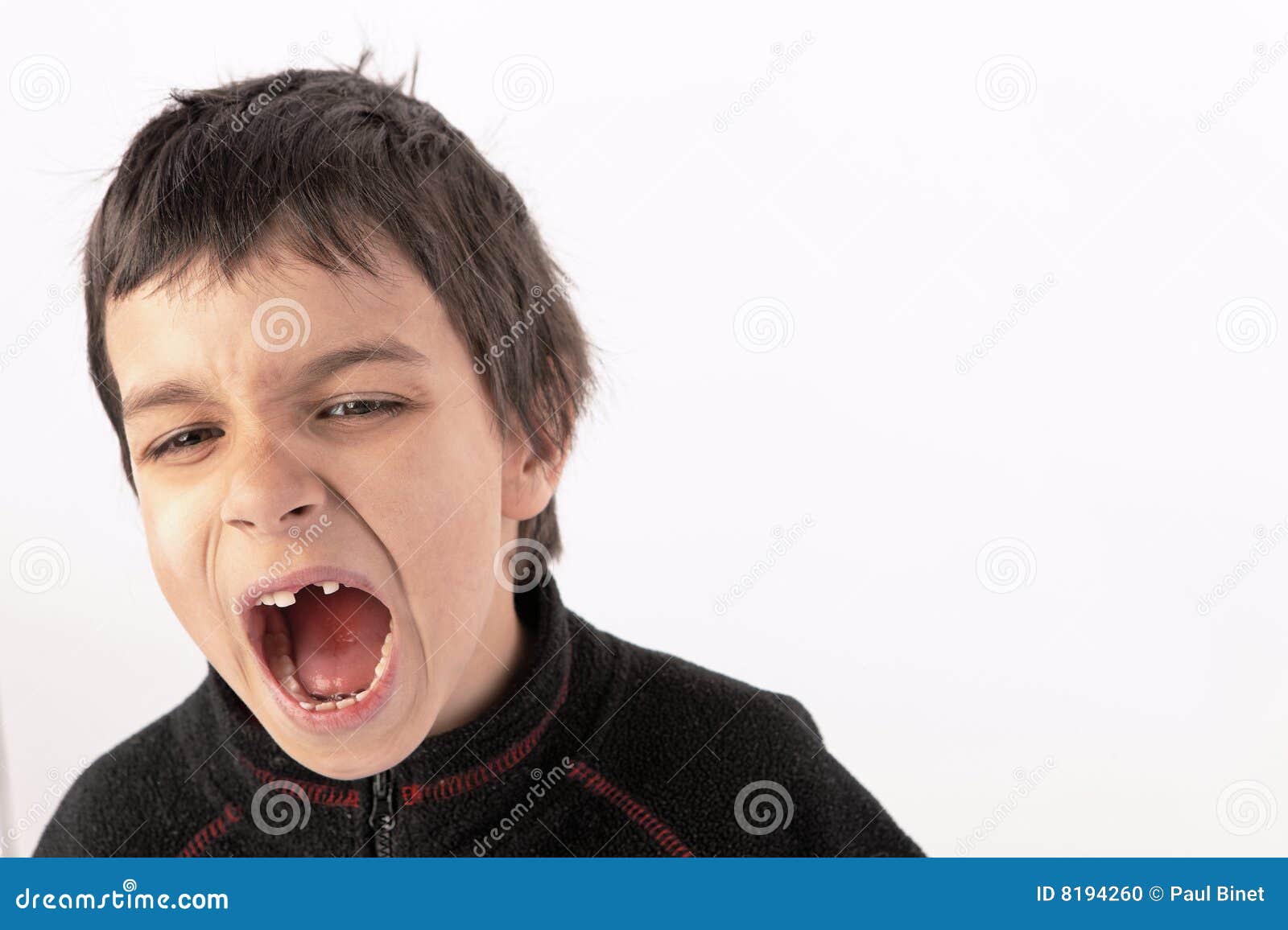 Screaming boy stock photo. Image of playful, caucasian - 8194260