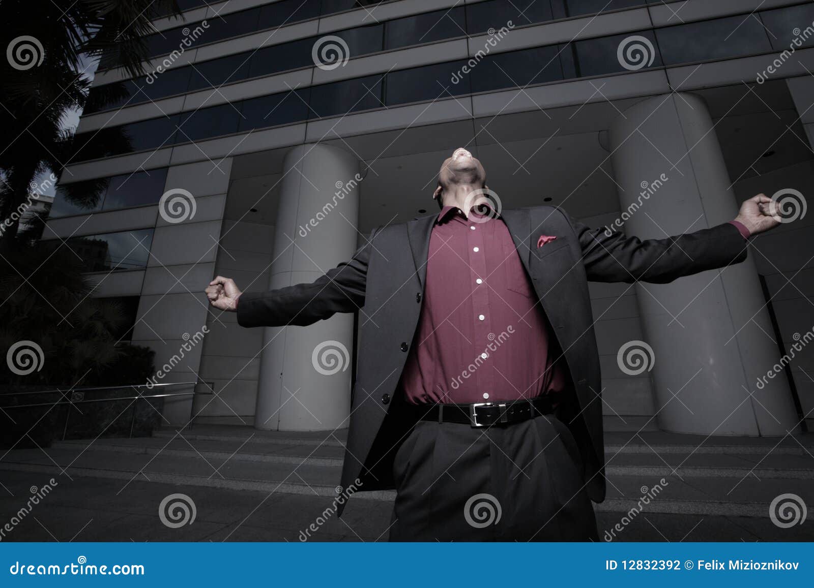 Screaming businessman stock photo. Image of stressful - 12832392