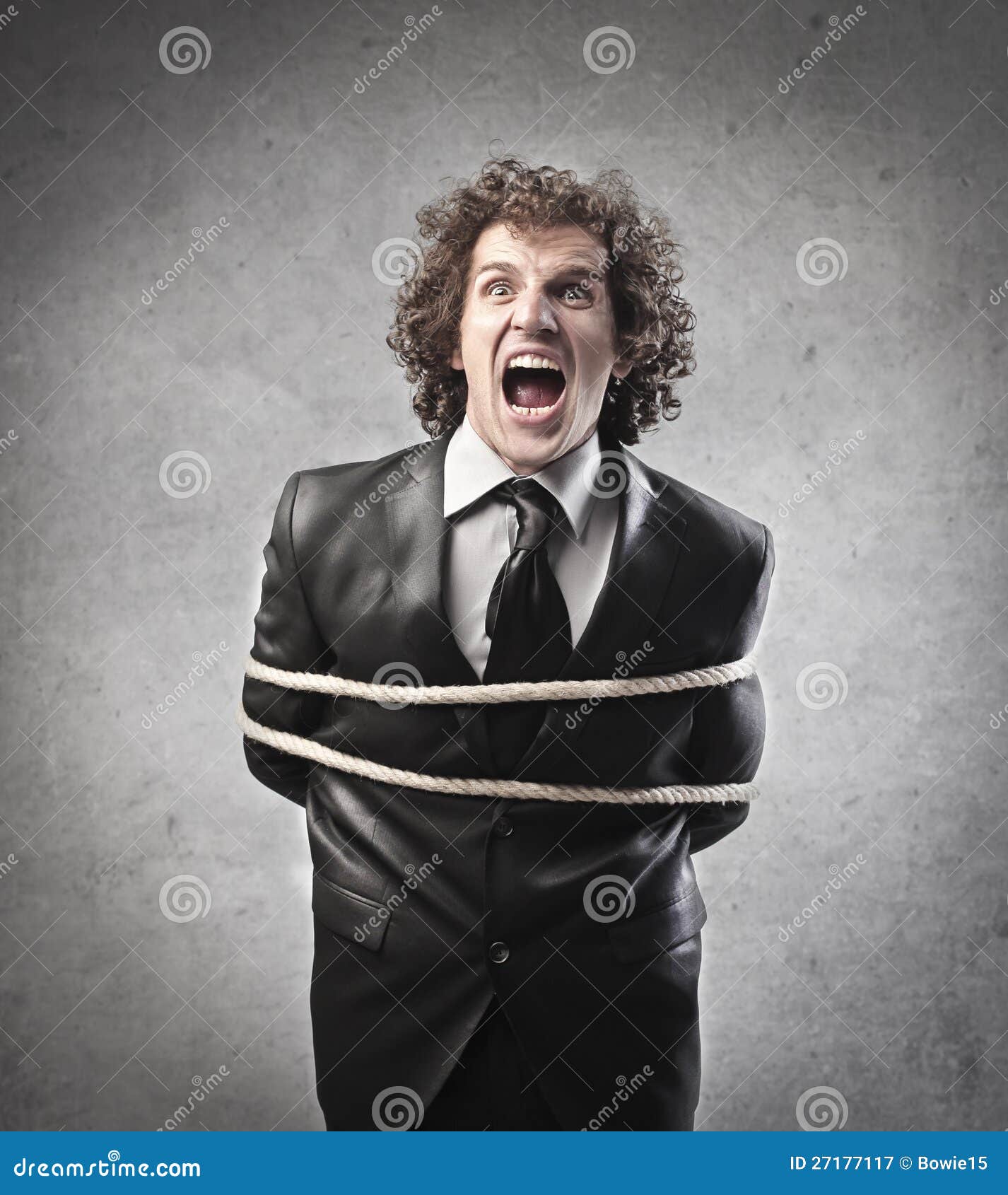 Screaming Businessman stock image. Image of person, unhappy - 27177117