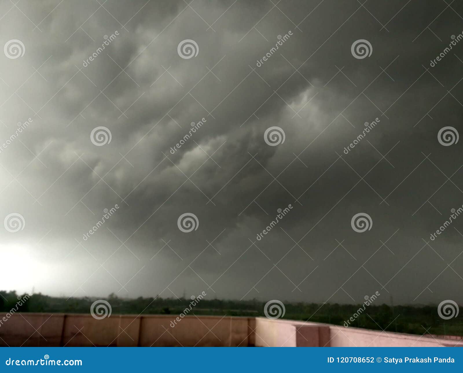 Screaming dark clouds stock photo. Image of thunderstorm - 120708652