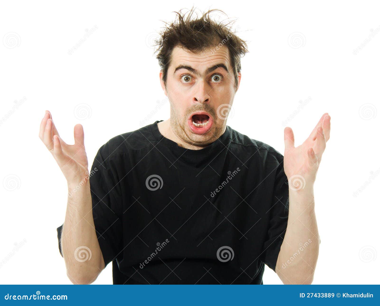 Screaming from Despair a Man Stock Image - Image of depression ...