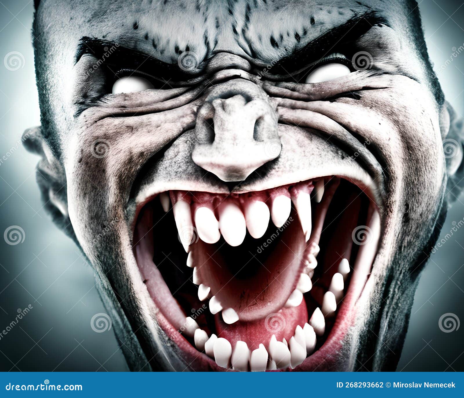 Screaming Devil, Generative AI Illustration Stock Illustration ...