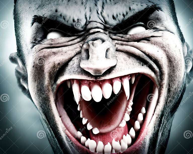 Screaming Devil, Generative AI Illustration Stock Illustration ...