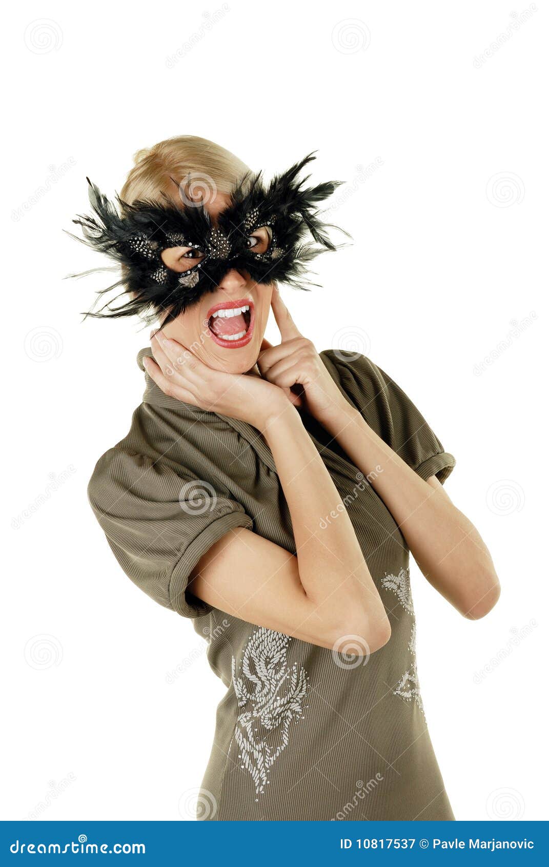 Screaming face stock image. Image of female, portrait - 10817537