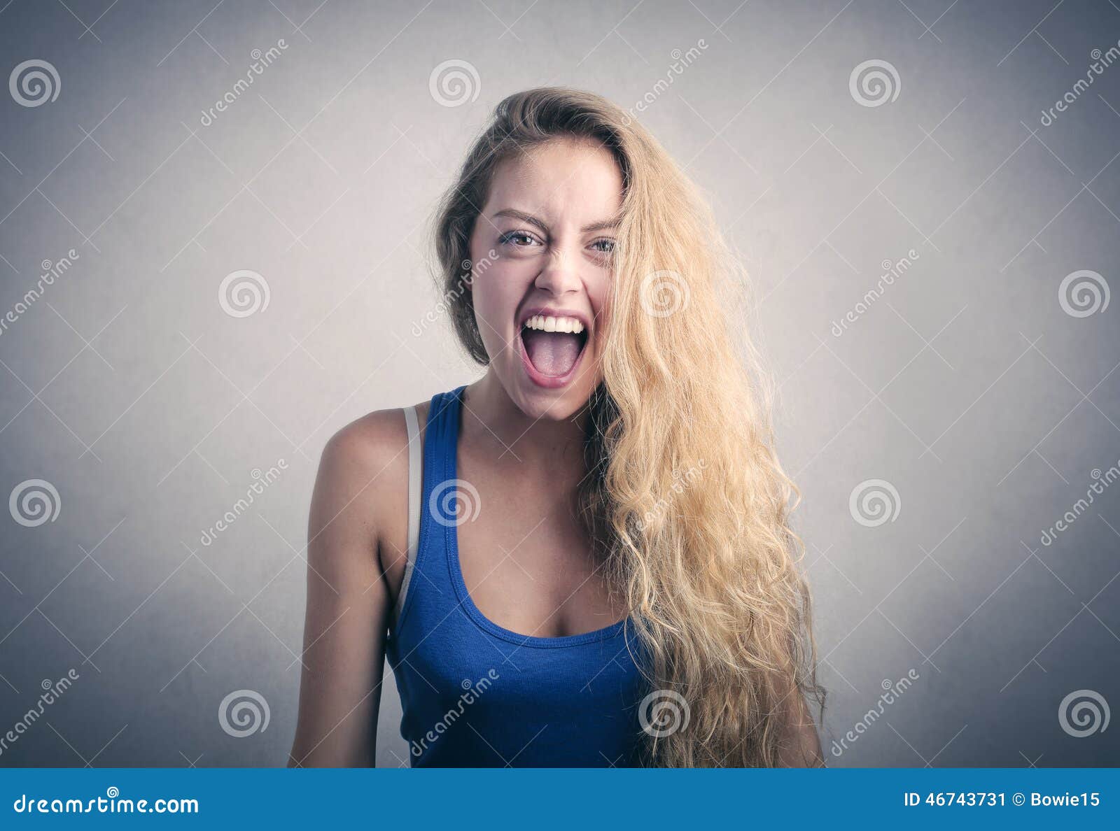 Screaming stock image. Image of aggression, face, eyes - 46743731