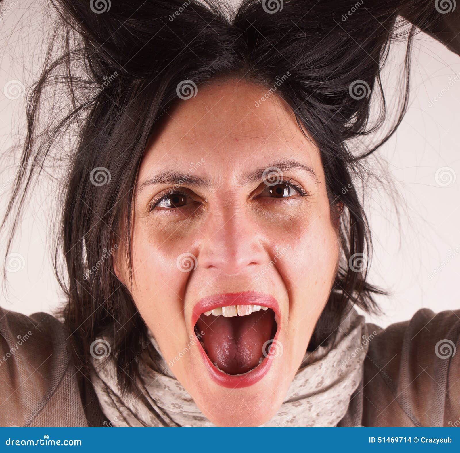 Screaming lady stock photo. Image of pretty, beautiful - 51469714